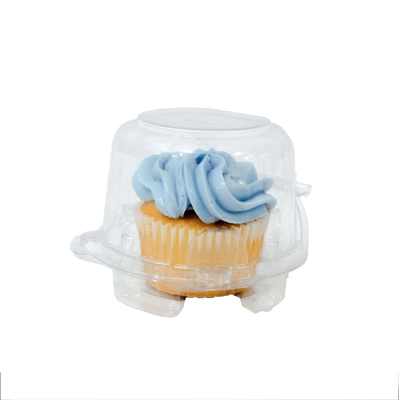 good natured 3" Clear Plastic Cupcake and Muffin Container with Lid ...