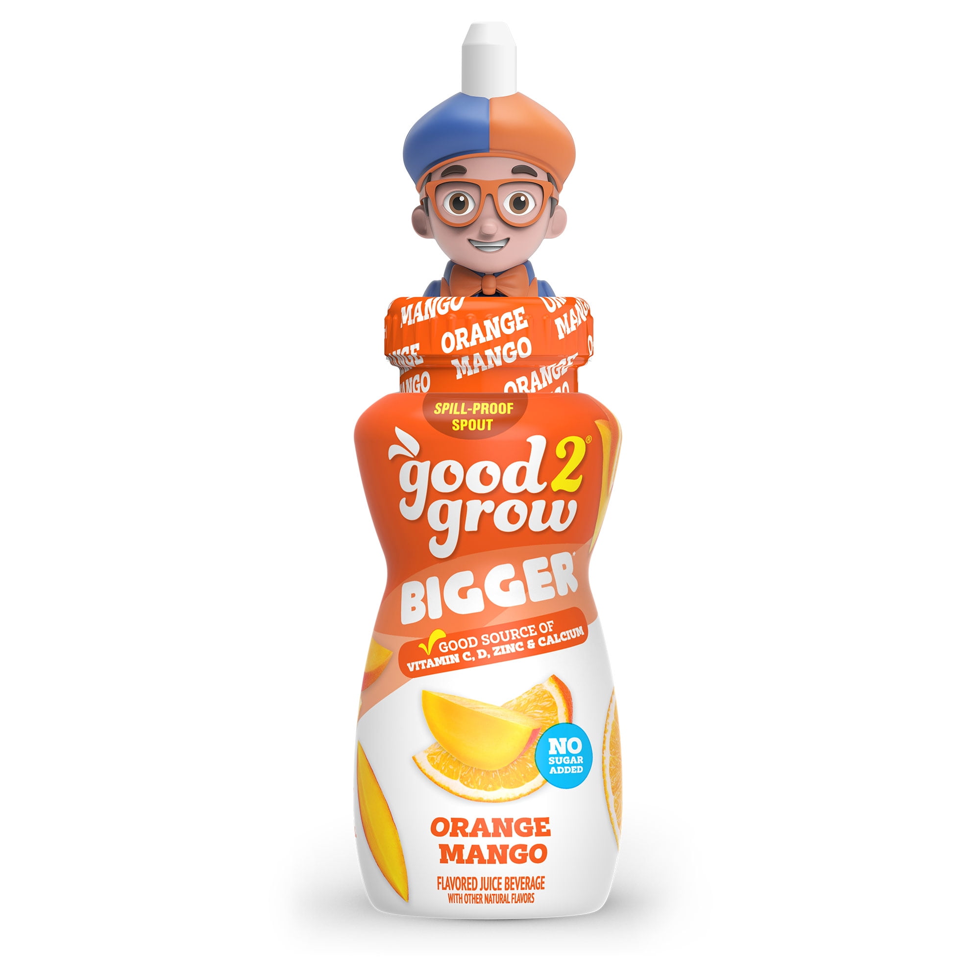 good2grow 10oz Orange Mango Juice, Healthy Kids Drink, Collectable ...