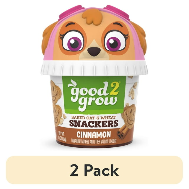 (2 pack) good2grow 2oz Cinnamon Snackers (Character Tops Vary ...