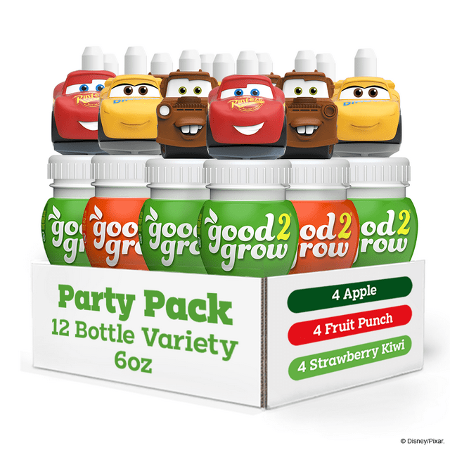 good2grow Kids Juice Drink - Cars 3 Character Flavor Variety Party Pack ...