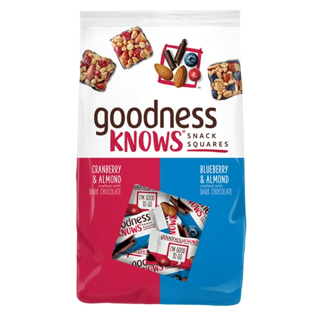 goodnessKNOWS Variety Cranberry Almond & Blueberry Almond Dark ... goodnessKNOWS Variety Cranberry Almond & Blueberry Almond Dark ...