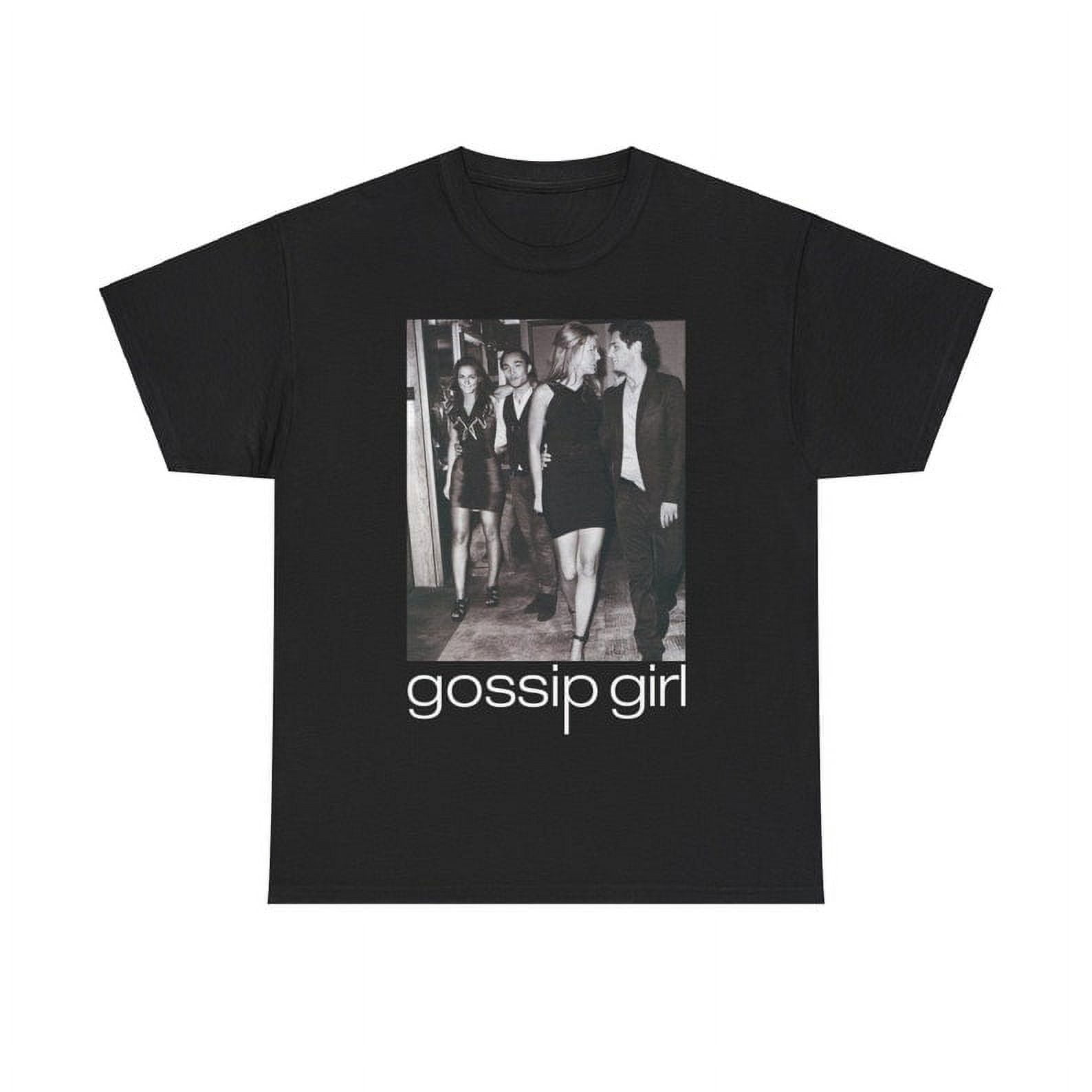 gossip girl vintage 2000s unisex poster tee| gg oversized graphic fan t ...