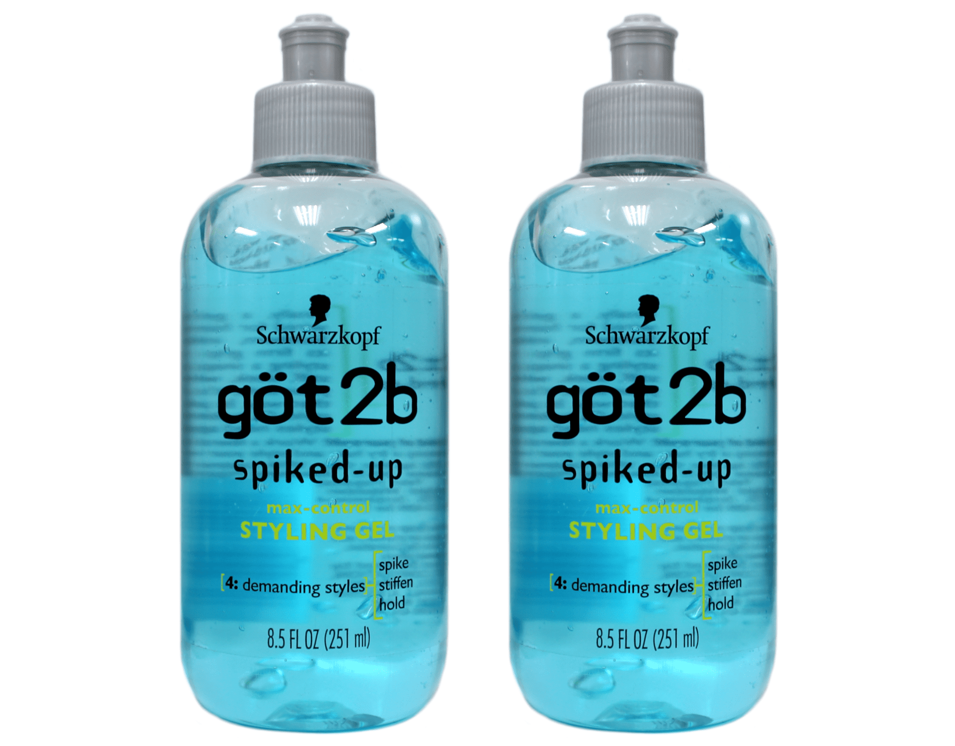 got2b Extreme Hold Spiked-Up Styling Gel Max-Control, 8.50 oz, Pack of ...