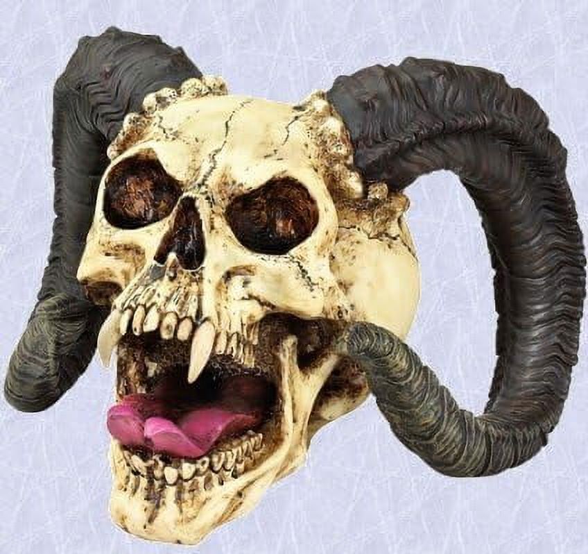 gothic medieval of Horned Devil Beast Sculpture statue (The Digital ...