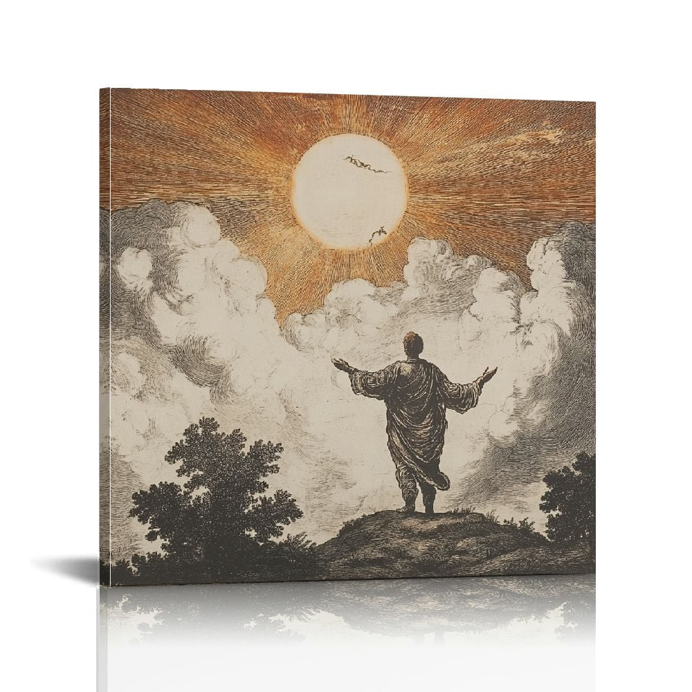 gouleft Famous Picture Print on Canvas Wall Art Print God Creates the ...