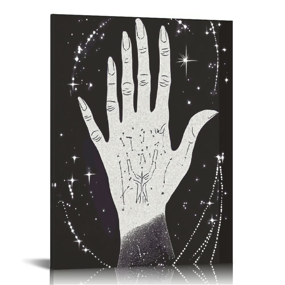 gouleft Occult Palm Reading Prints Glossy Tarot Astrology Cosmic ...