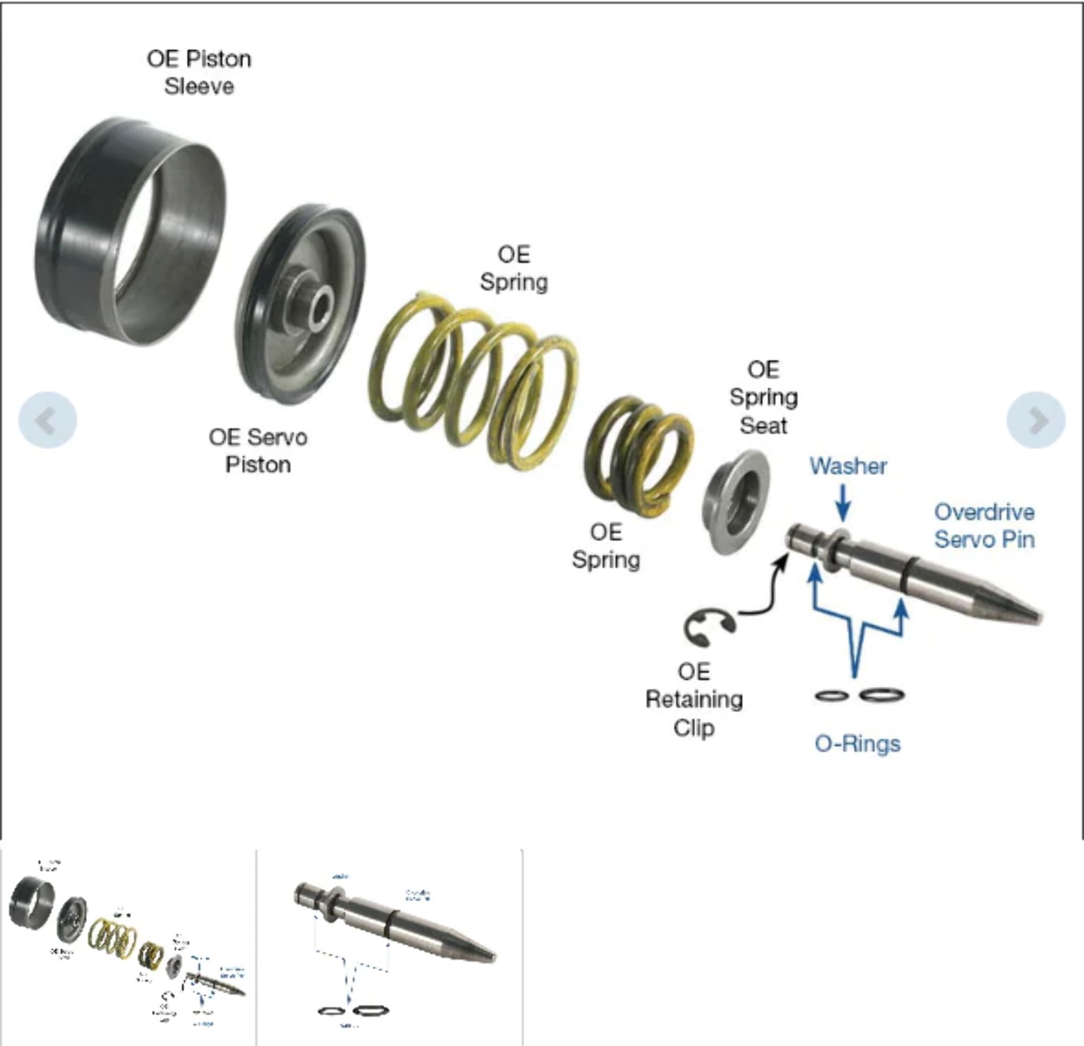 governor kit (springs weights) 1969-86 (superior) th250 250c 350 350c ...