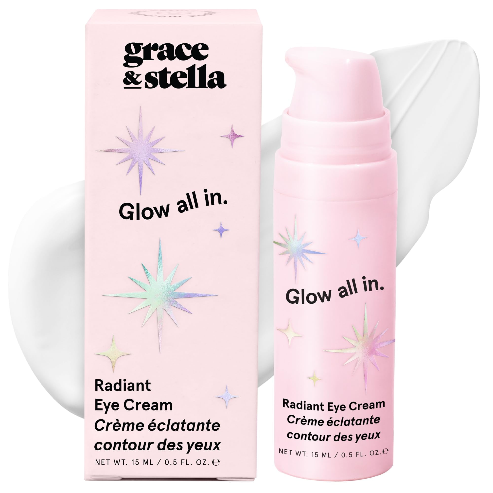grace & stella Retinol HMF23 & Caffeine Under Eye Cream Travel ...