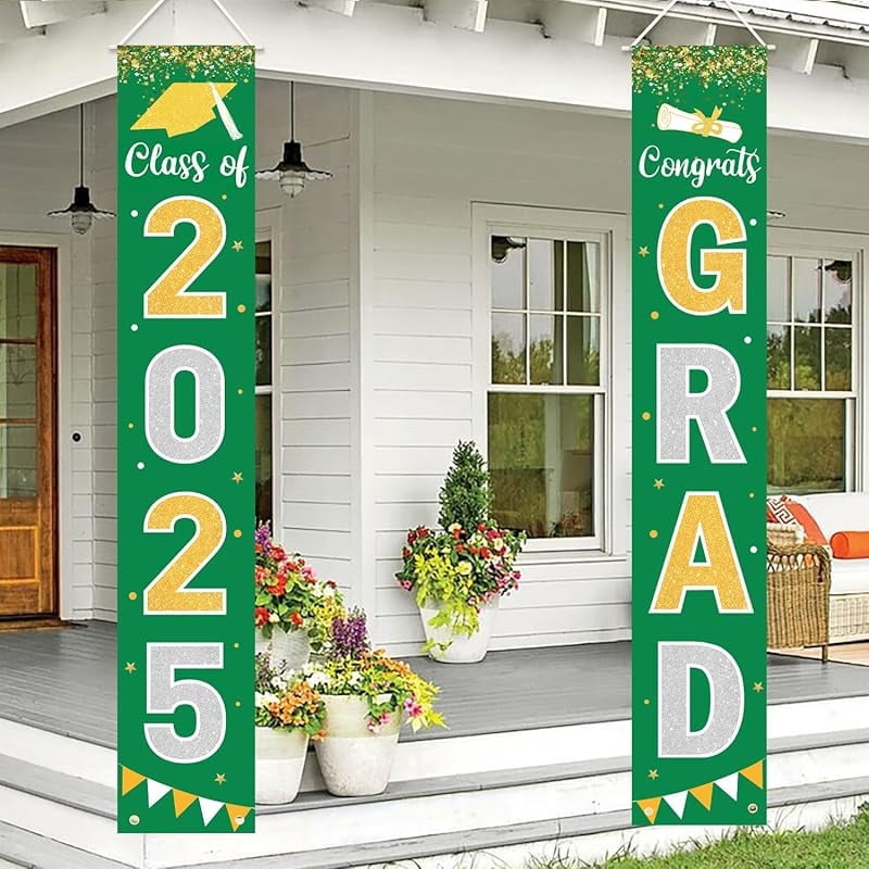 graduation decorations 2025 banner porch sign you did it class of 2025 ...