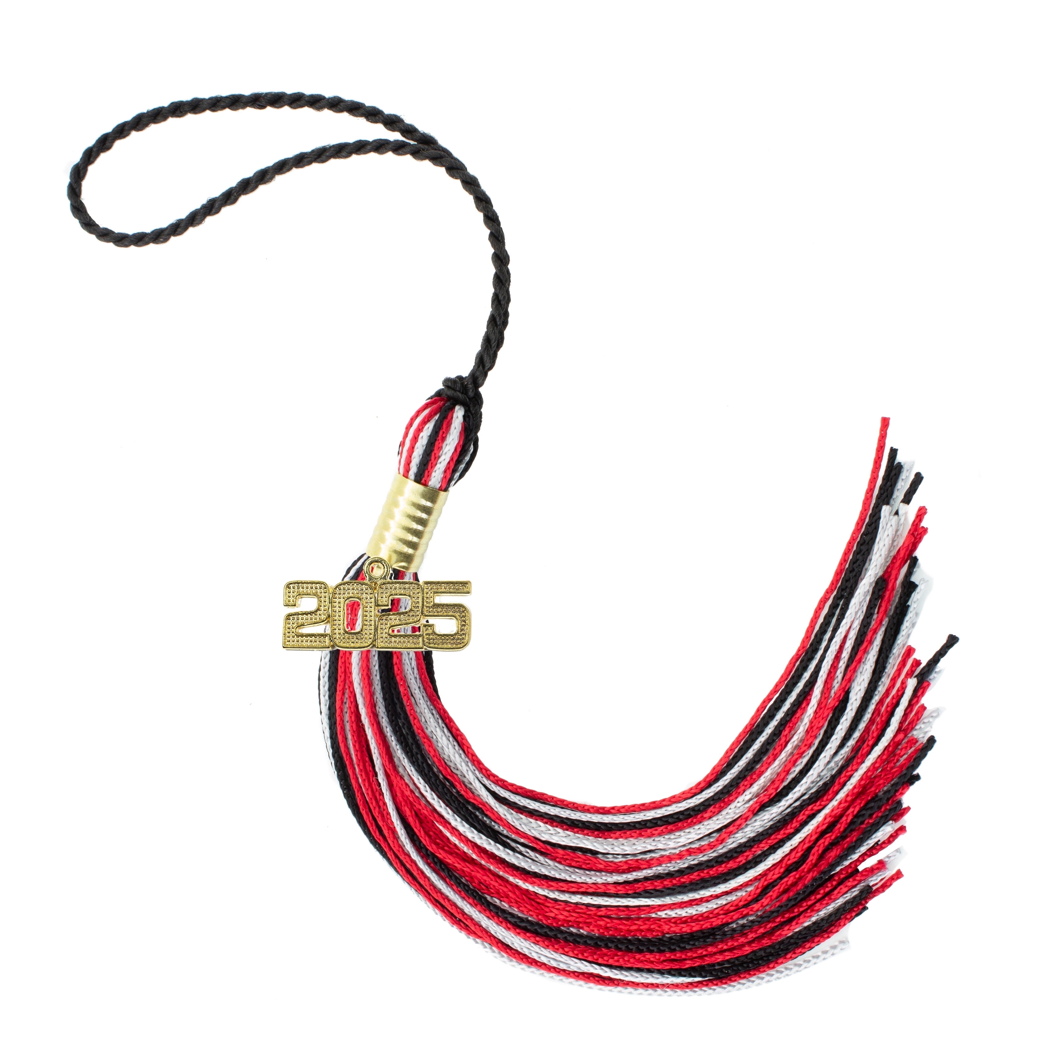 graduation tassel 2025 black/red/gray- brand - Walmart.com