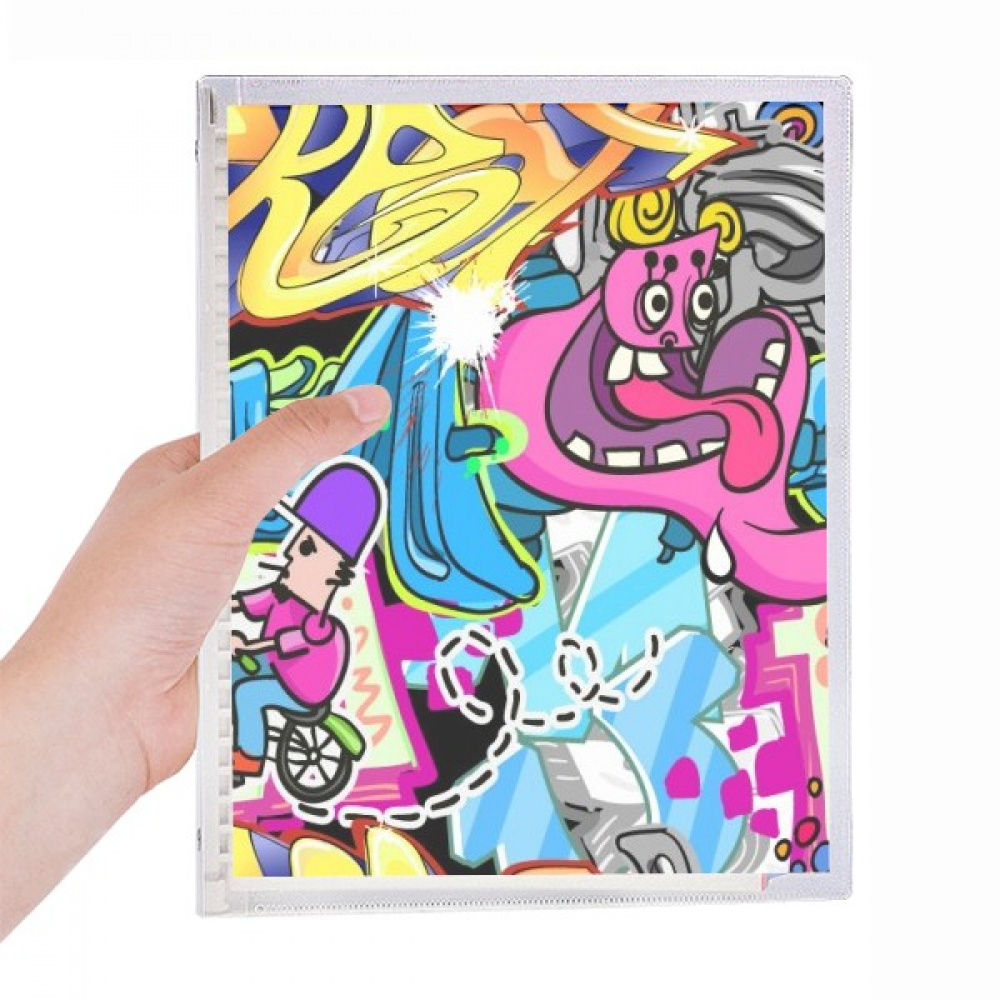 graffiti street culture colorful monster notebook loose diary ...