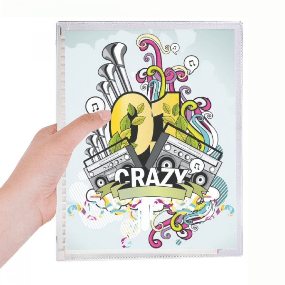 graffiti street culture colorful stereo notebook loose diary refillable ...