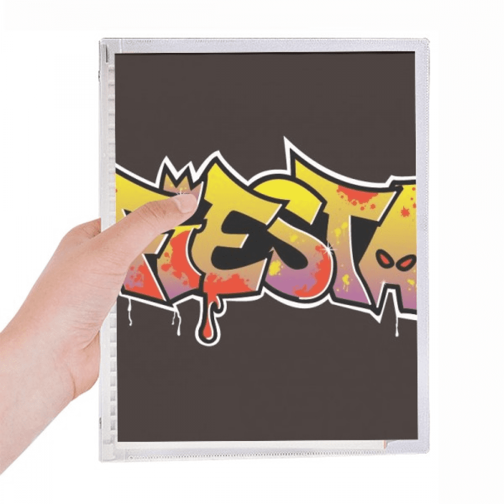 graffiti street fiesta hand-decorated notebook loose diary refillable ...