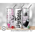 graffiti sublimation file - tumbler files - design for tumblers - 20oz ...