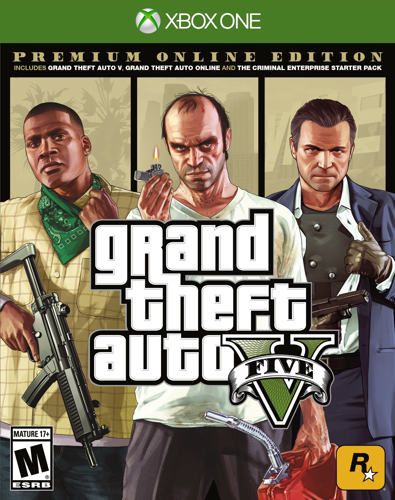 Grand Theft Auto V - Premium Online Edition [Xbox One] - Walmart.com