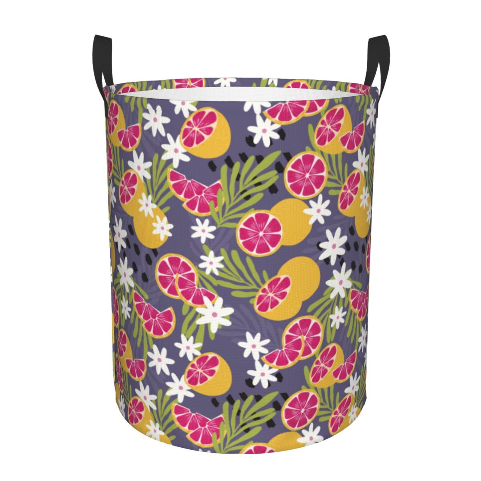 grapefruit leaves Laundry Basket, Laundry Hamper Waterproof Laundry Bag ...