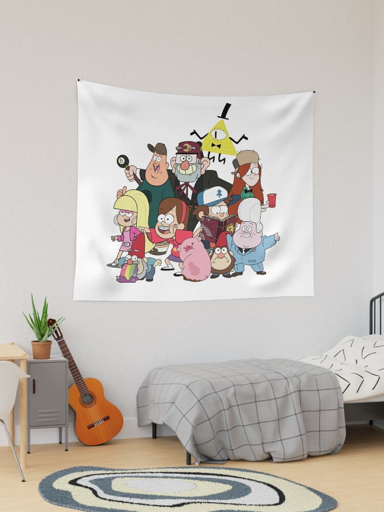 gravity falls, Mabel and Dipper, Wendy, soos, Stan Pines, Bill Cipher ...