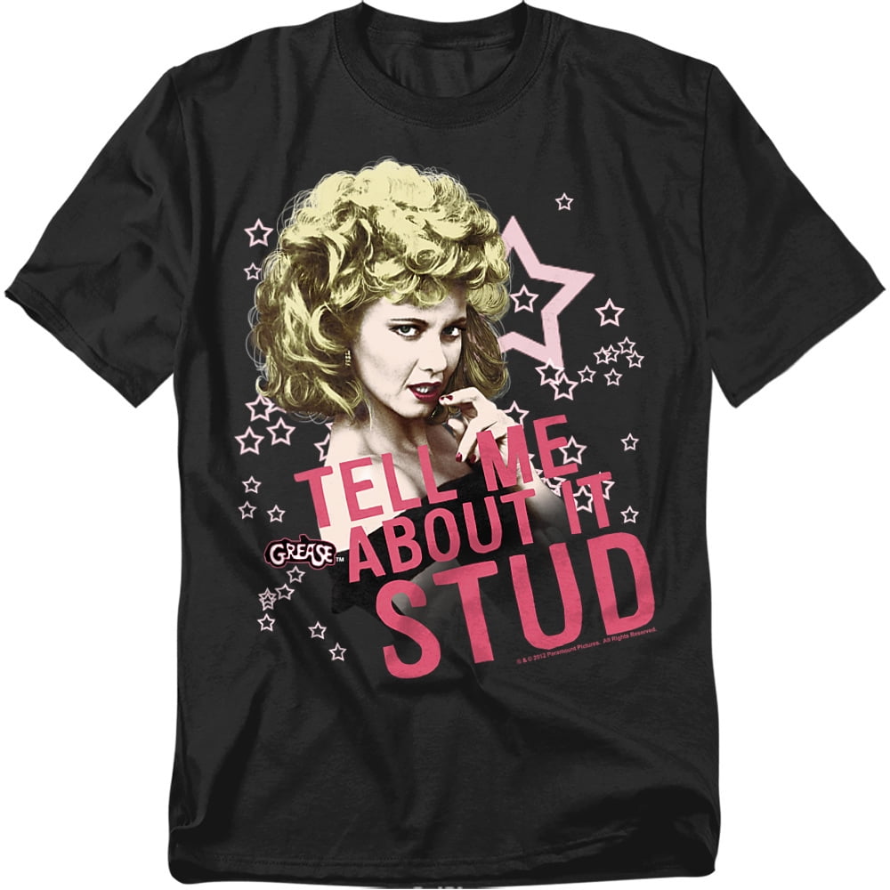 grease tell me about it stud mens short sleeve shirt - Walmart.com
