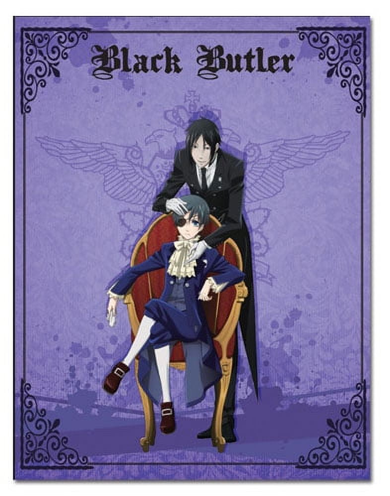 Black Butler- Sebastian And Ciel Throw Blanket - Walmart.com