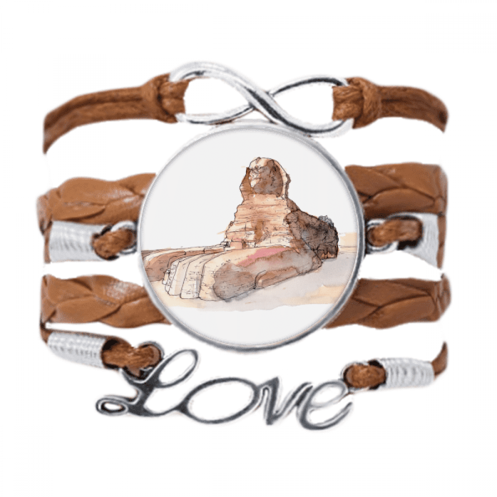 great sphinx of giza in egypt bracelet love chain ornament wristband ...