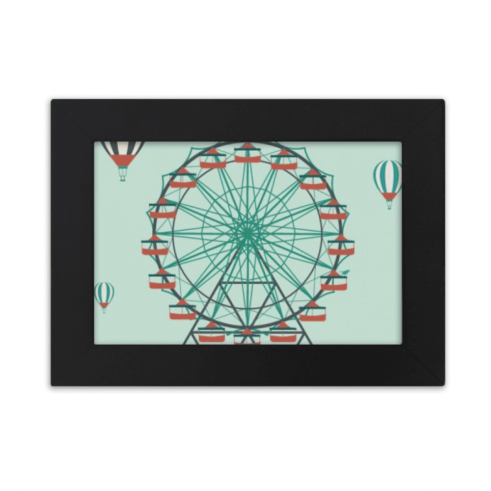 green amusement park pattern desktop photo frame ornaments picture art ...