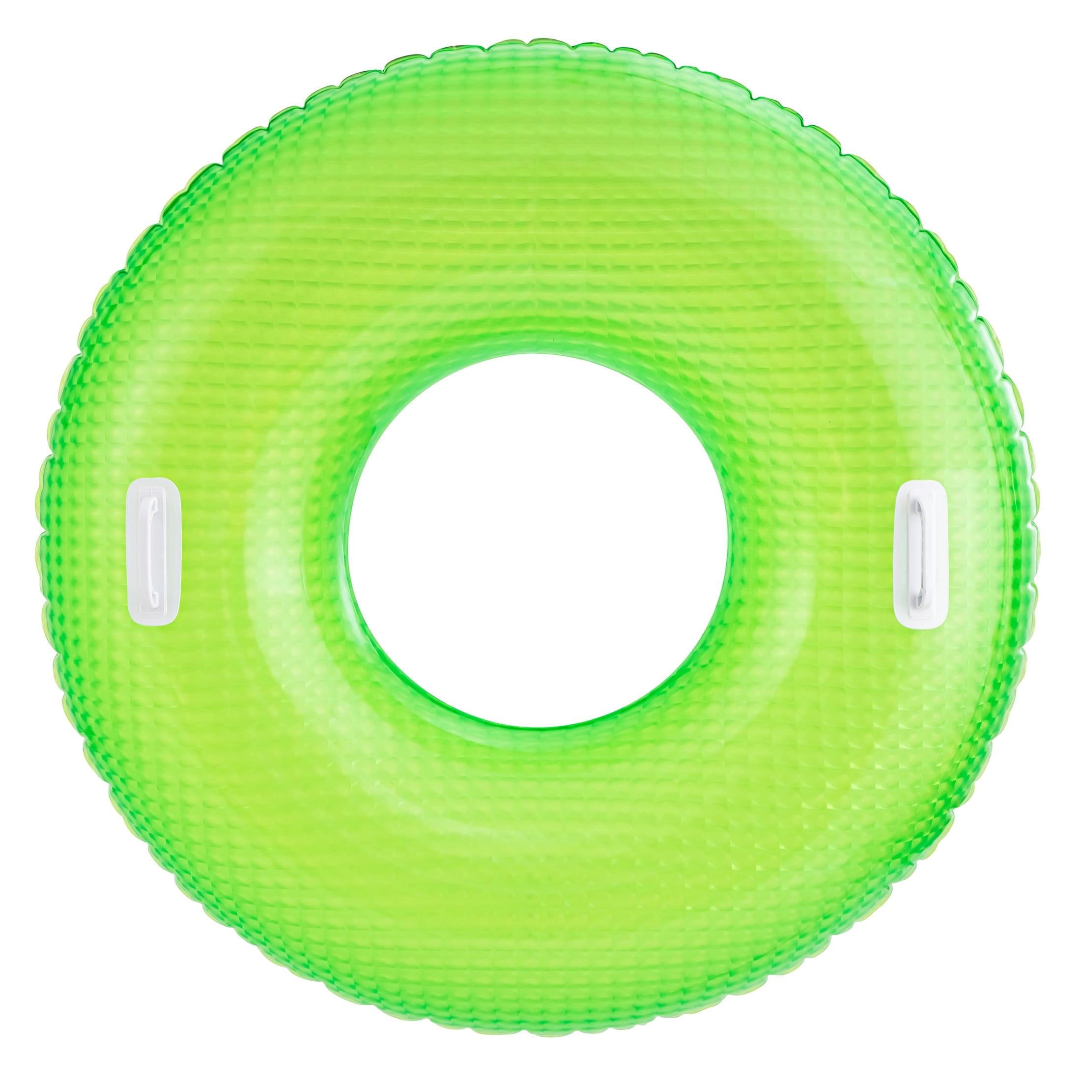 green diamond sparkles inflatable tube pool float, for kids & adults ...