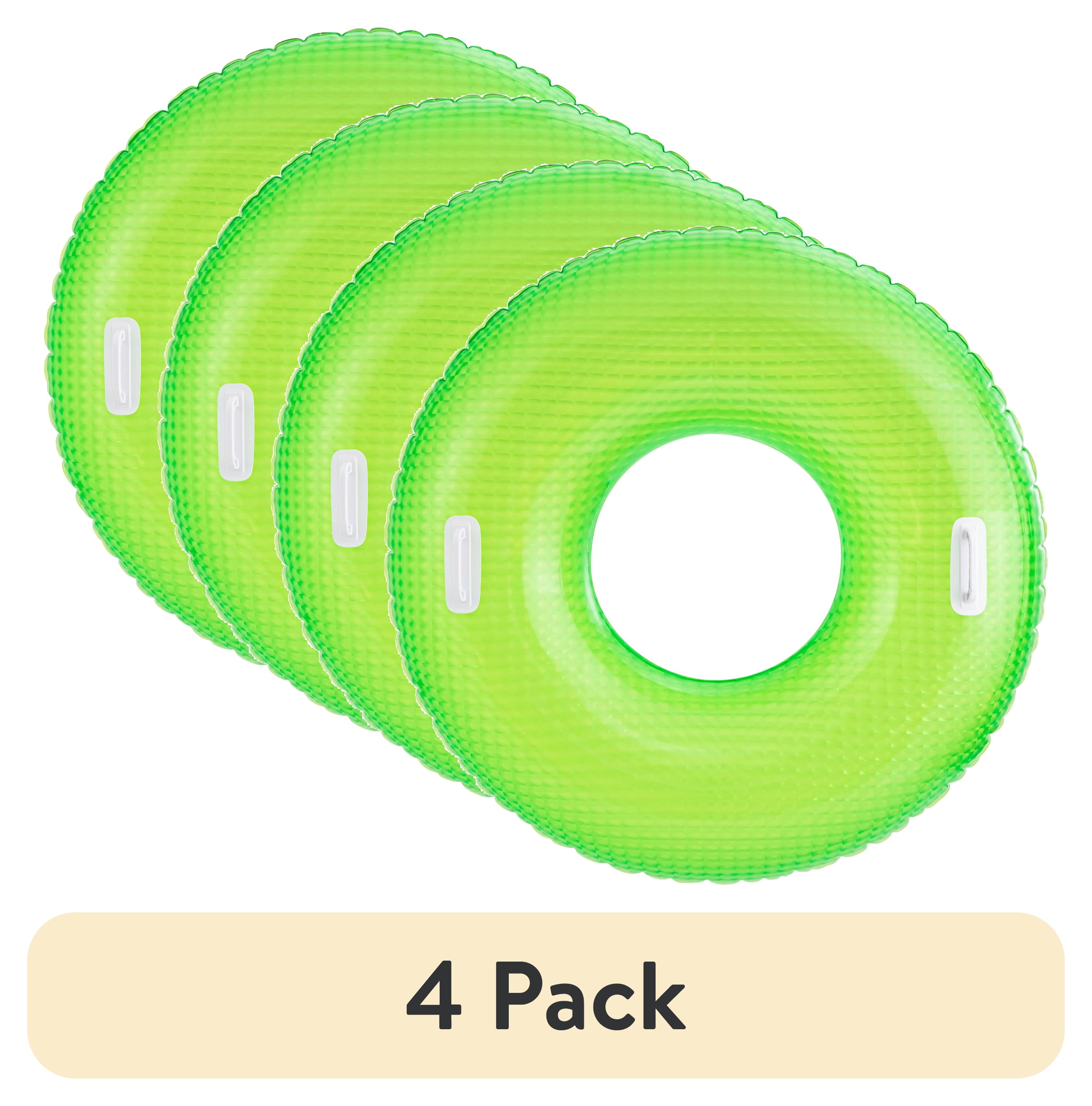 green diamond sparkles inflatable tube pool float, for kids & adults ...