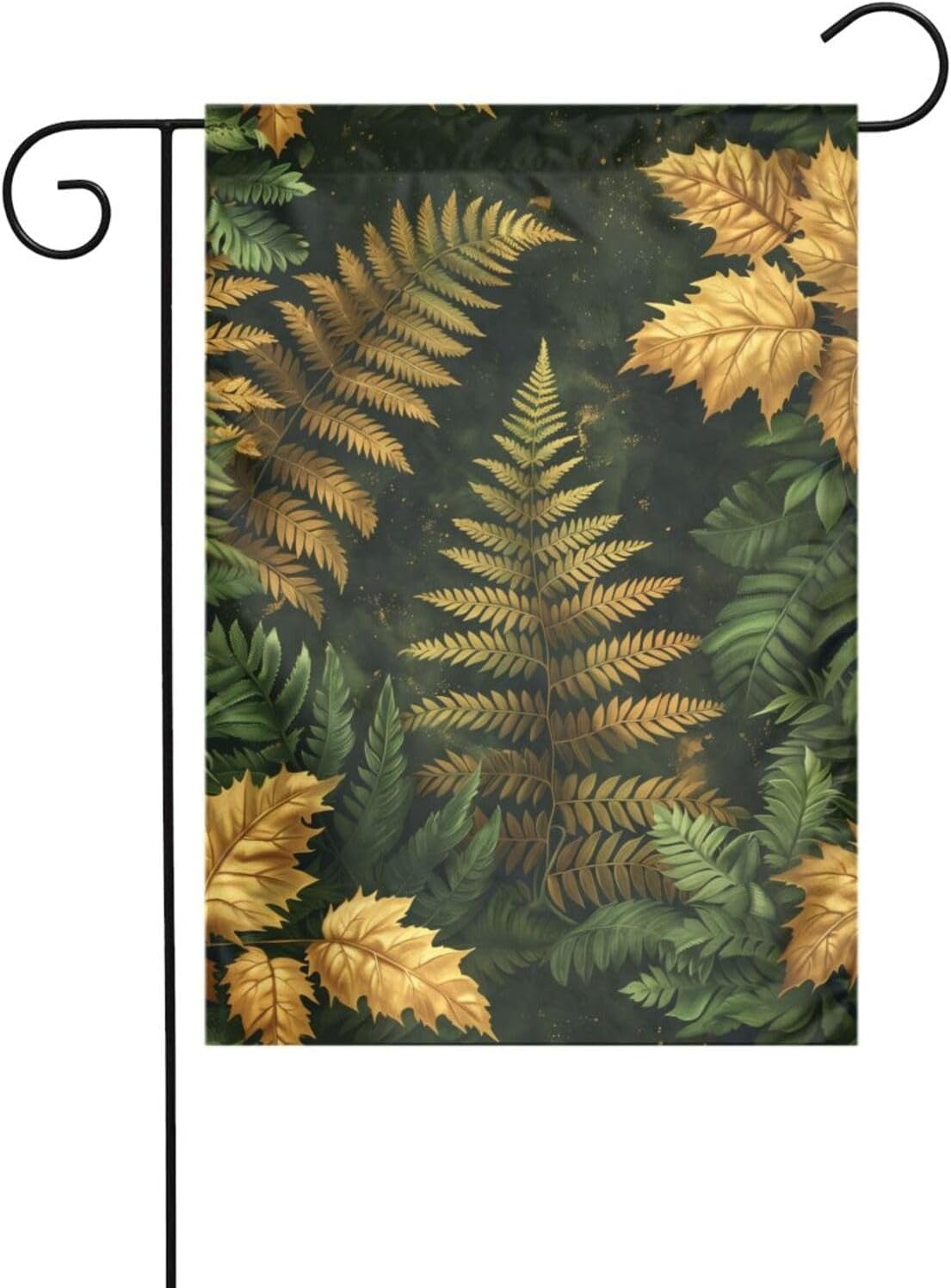 green and goad leaf Garden Flags Double Sided,Garden Flags for All ...