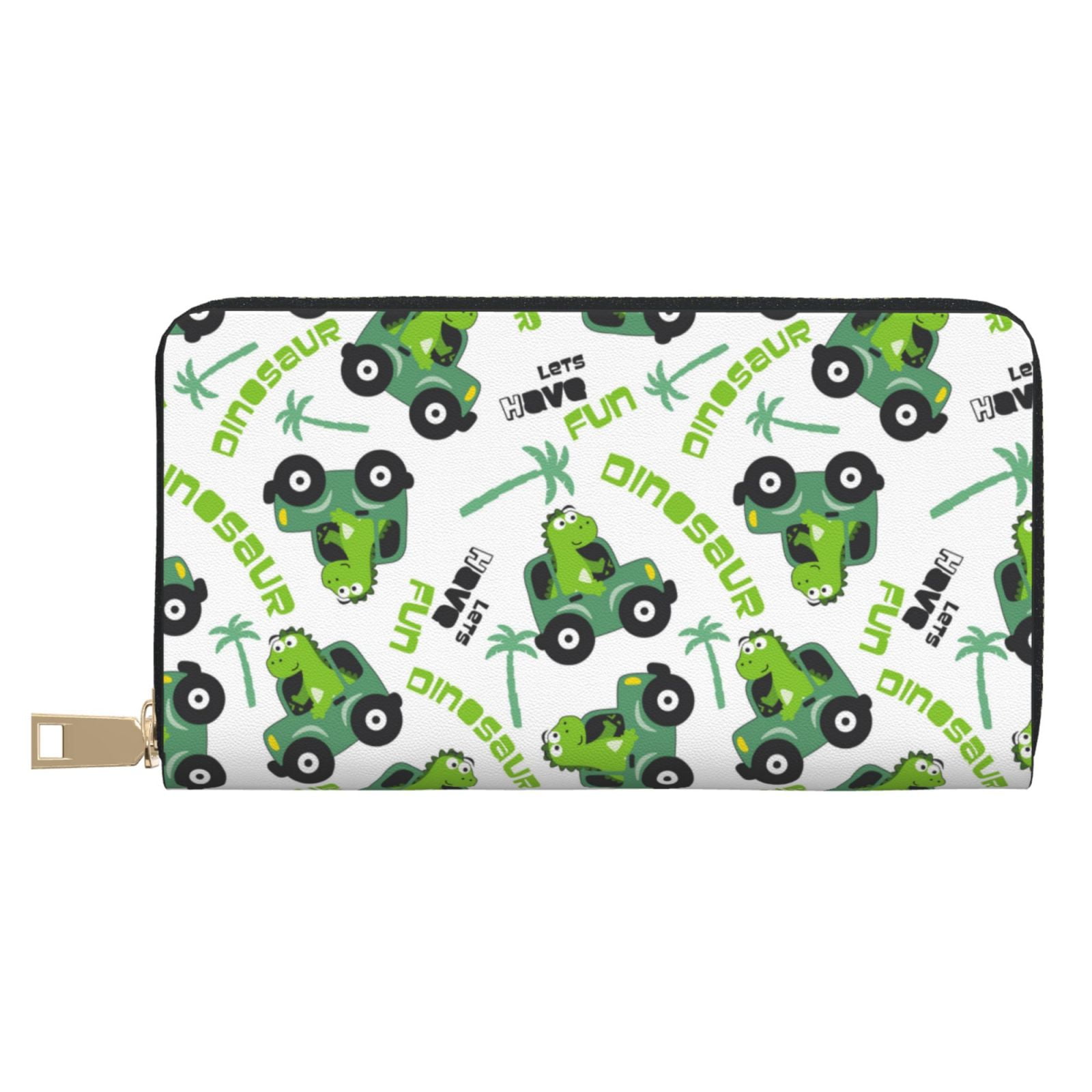 green rainbow car Wallet Women, Leather Bifold Multi Card Wallet, Women ...