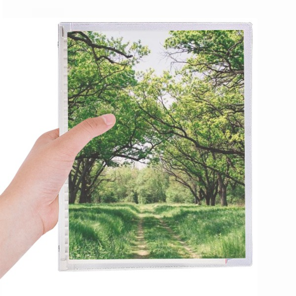 green ry nature science scenery notebook loose diary refillable journal ...
