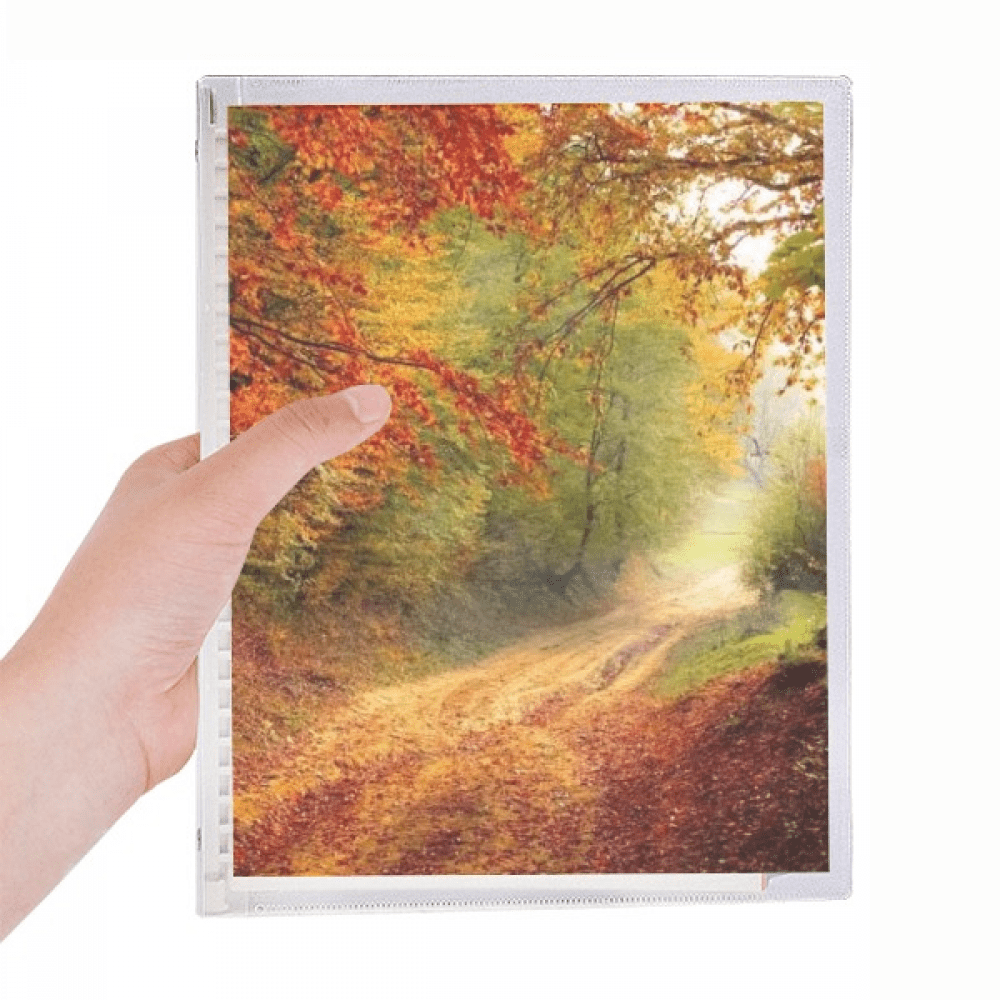 green ry science nature scenery notebook loose diary refillable journal ...
