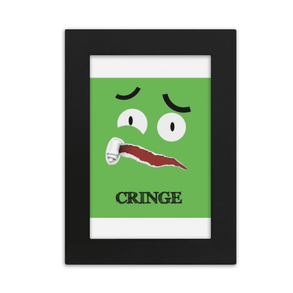 green scared emotion ce afraid desktop photo frame picture display art ...