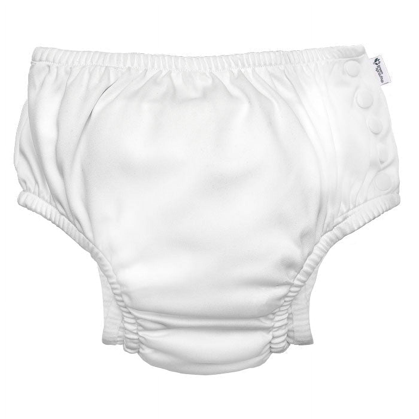 Green Sprouts Eco Snap Swim Diaper, White, 24 Months, Reusable ...