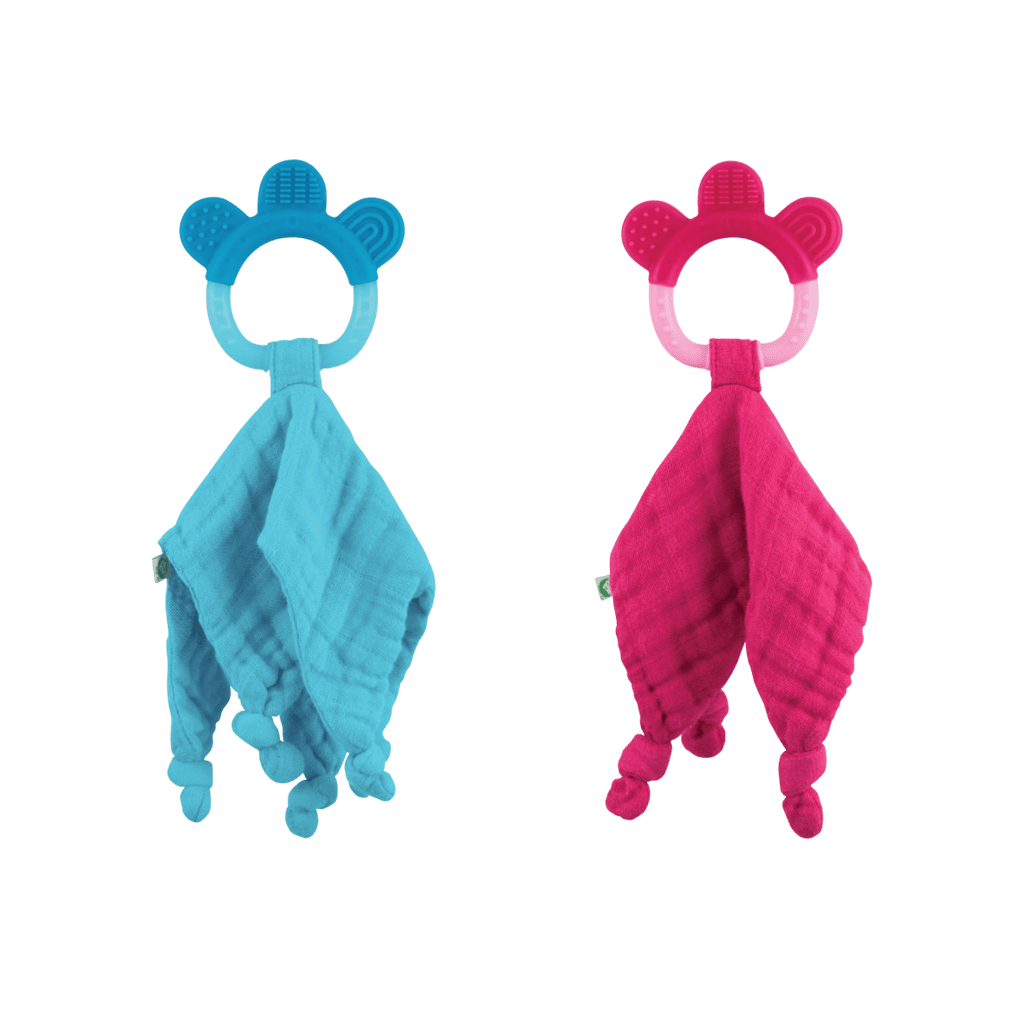 green sprouts Muslin Blankie Teether made from Organic Cotton (2 pack ...