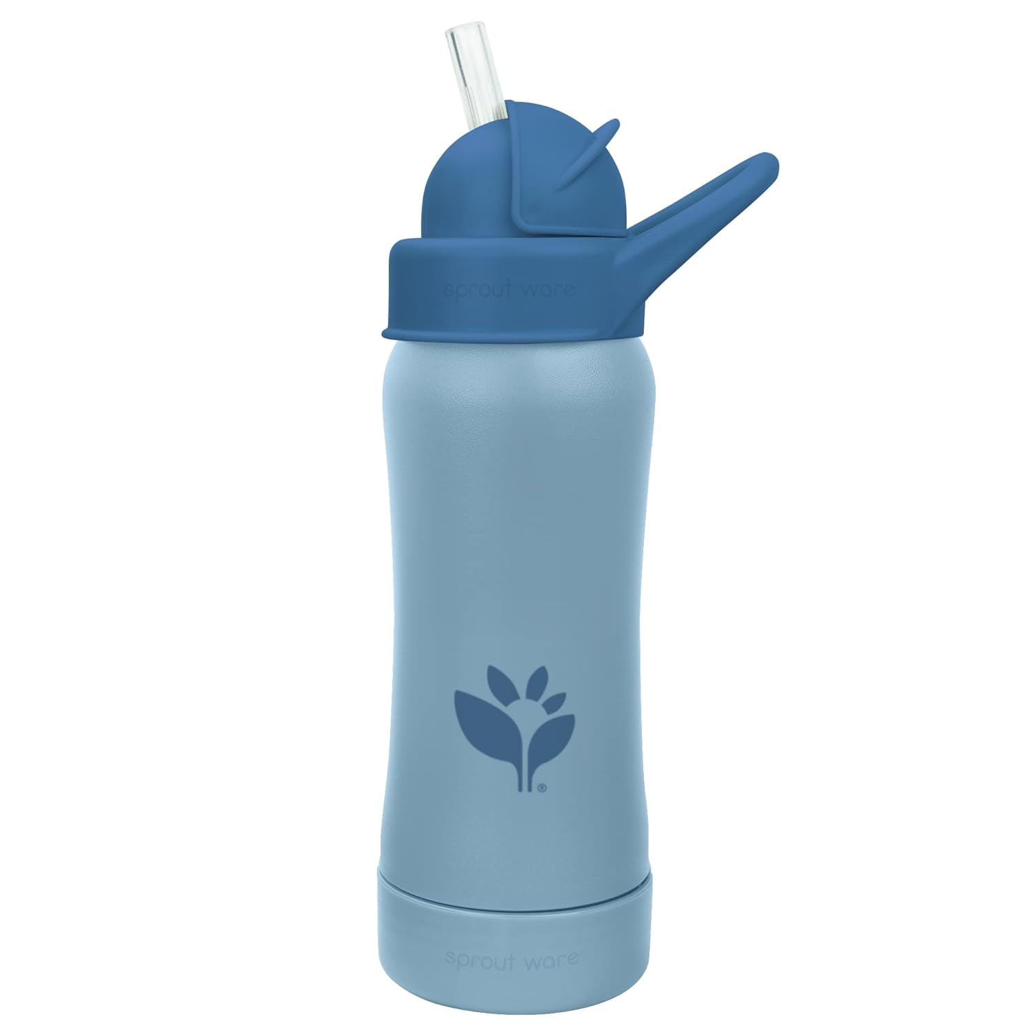 green sprouts Sprout Ware® Straw Bottle 10oz-Blueberry-9 mo+ - Walmart.com