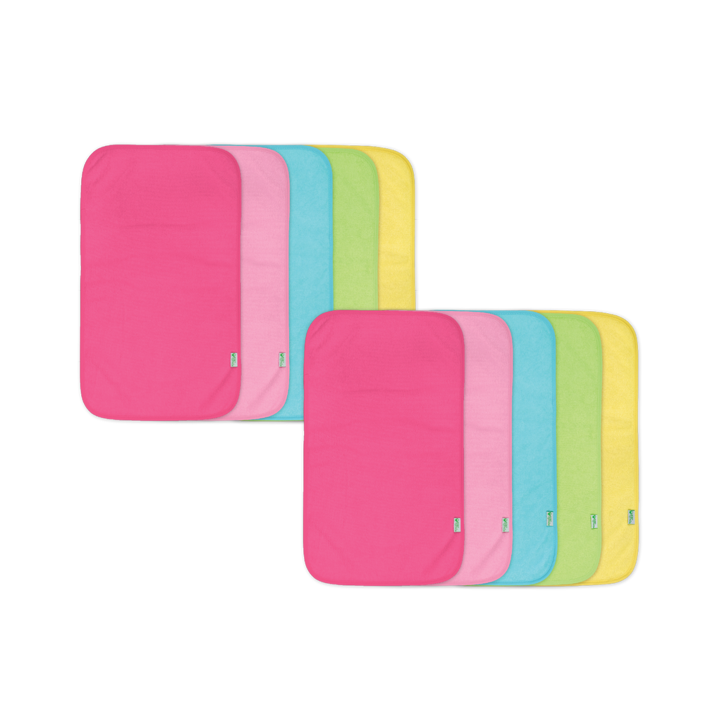 green sprouts Stay-dry Burp Pads (10 pack)-Pink Set - Walmart.com