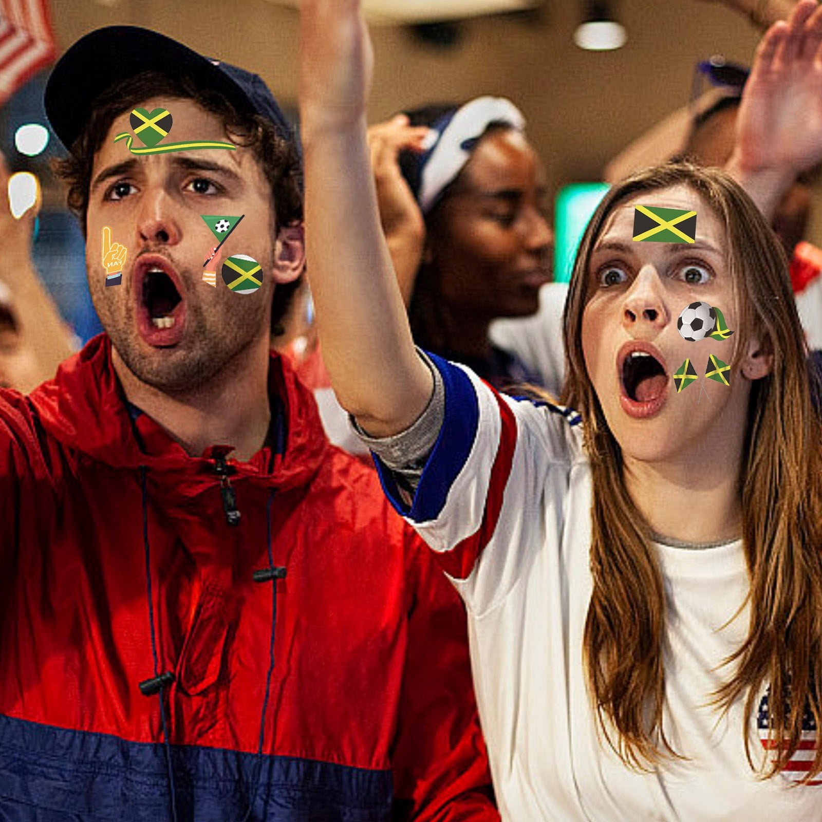 green stickers chairs fragile stickers for shipping Football Cup ...