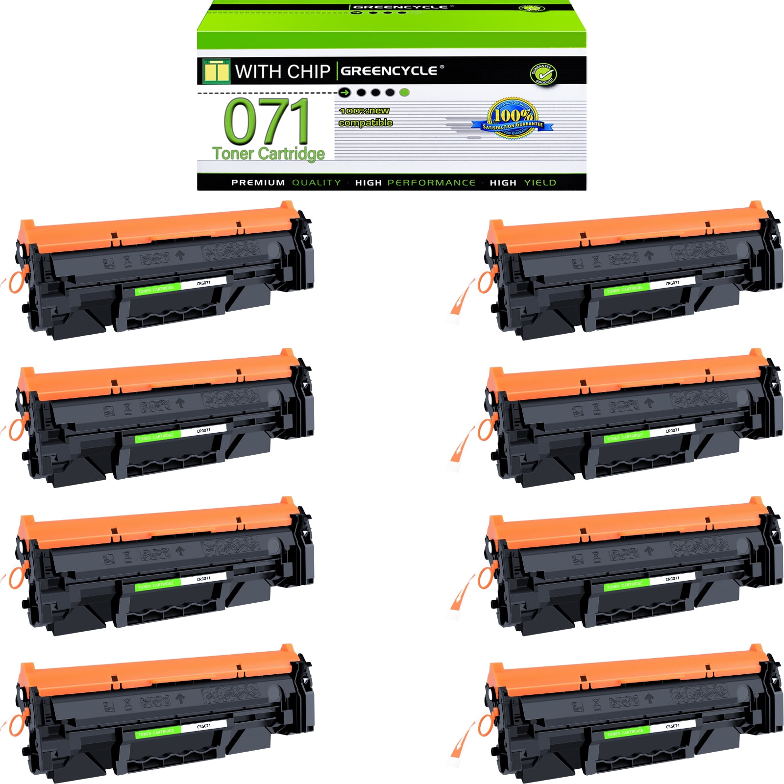 greencycle CRG071 With CHIP Compatible Replacement for Canon CRG 071 ...