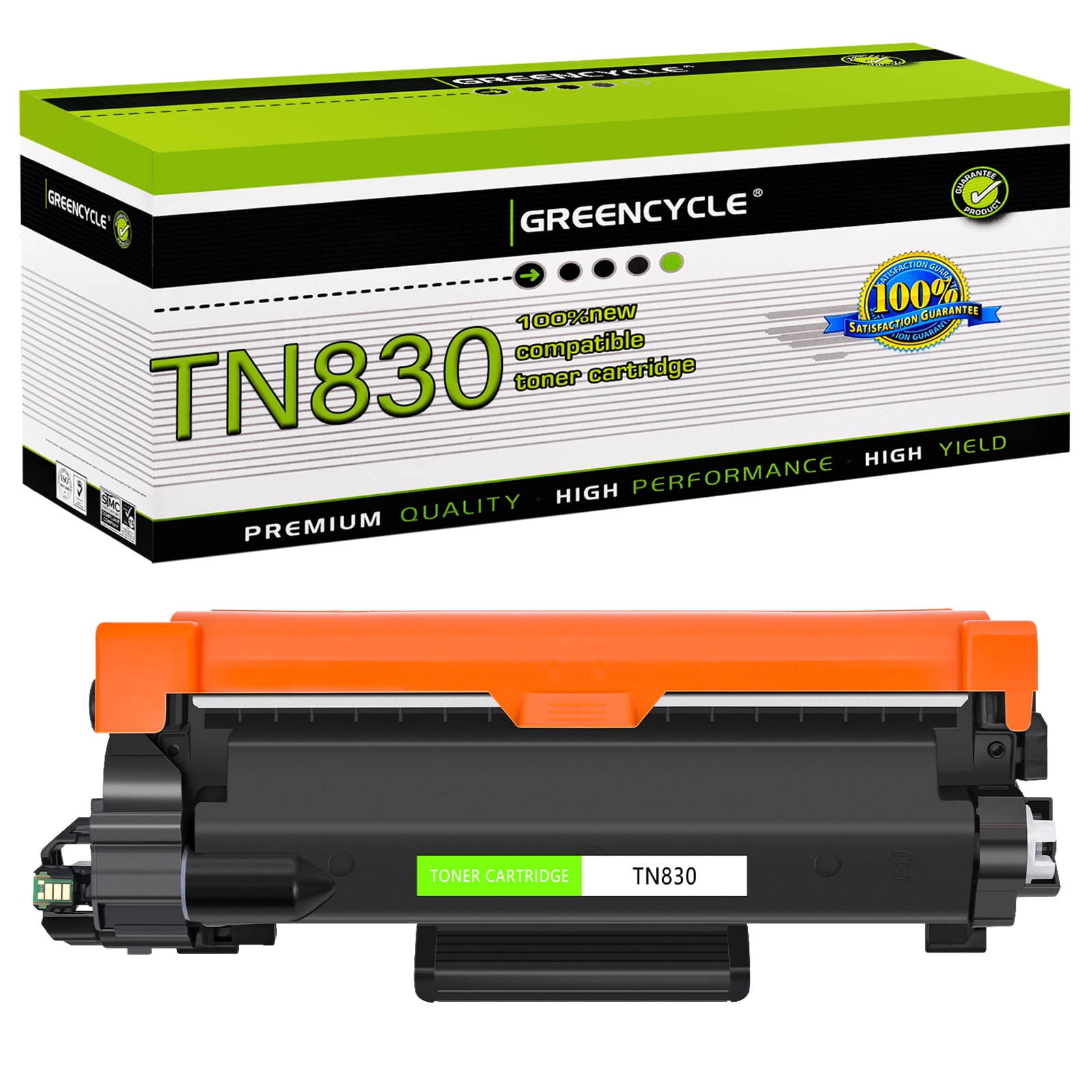 greencycle 1 Pack Compatible Toner Cartridge Replacement for Brother ...