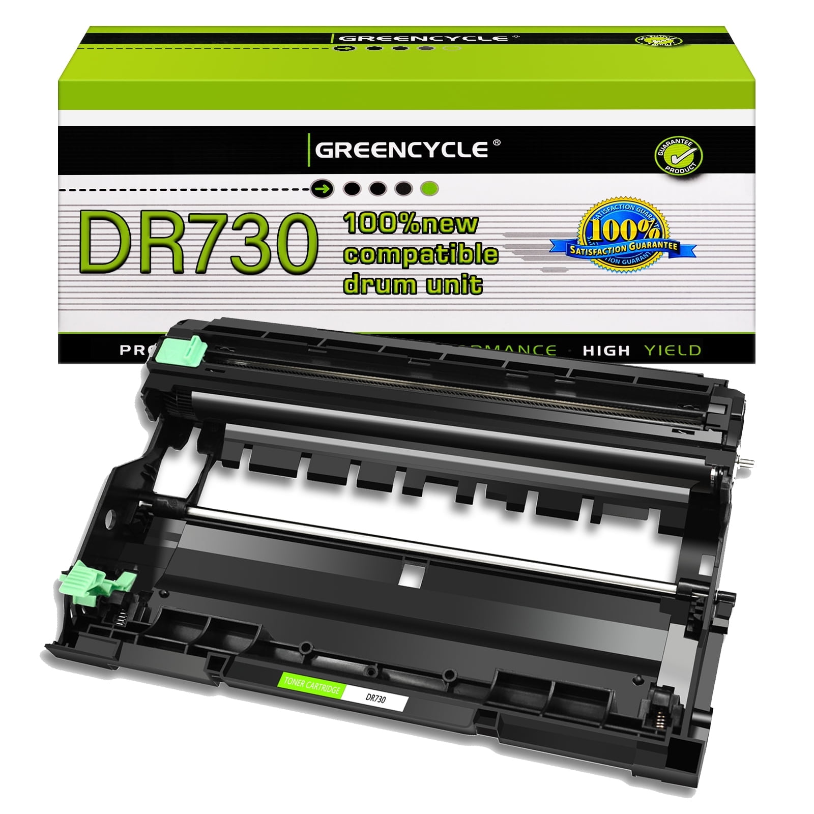 greencycle 1 Pack DR730 Drum Unit Compatible for Brother DR730 dr-730 Drum Work with MFC-L2710DW ...