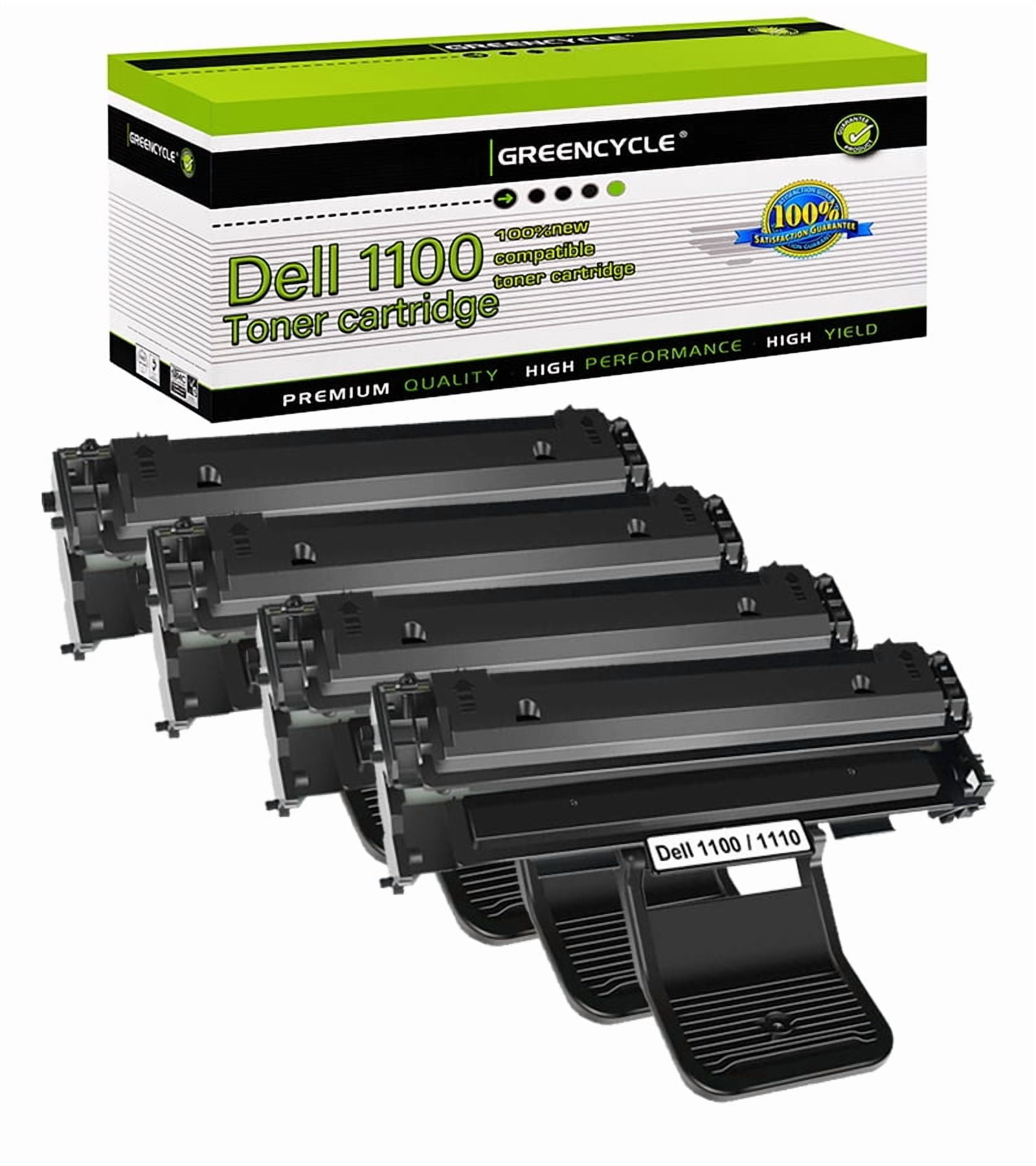 greencycle 4 Pack DE-1100 Black Toner Cartridge Replacement Compatible ...
