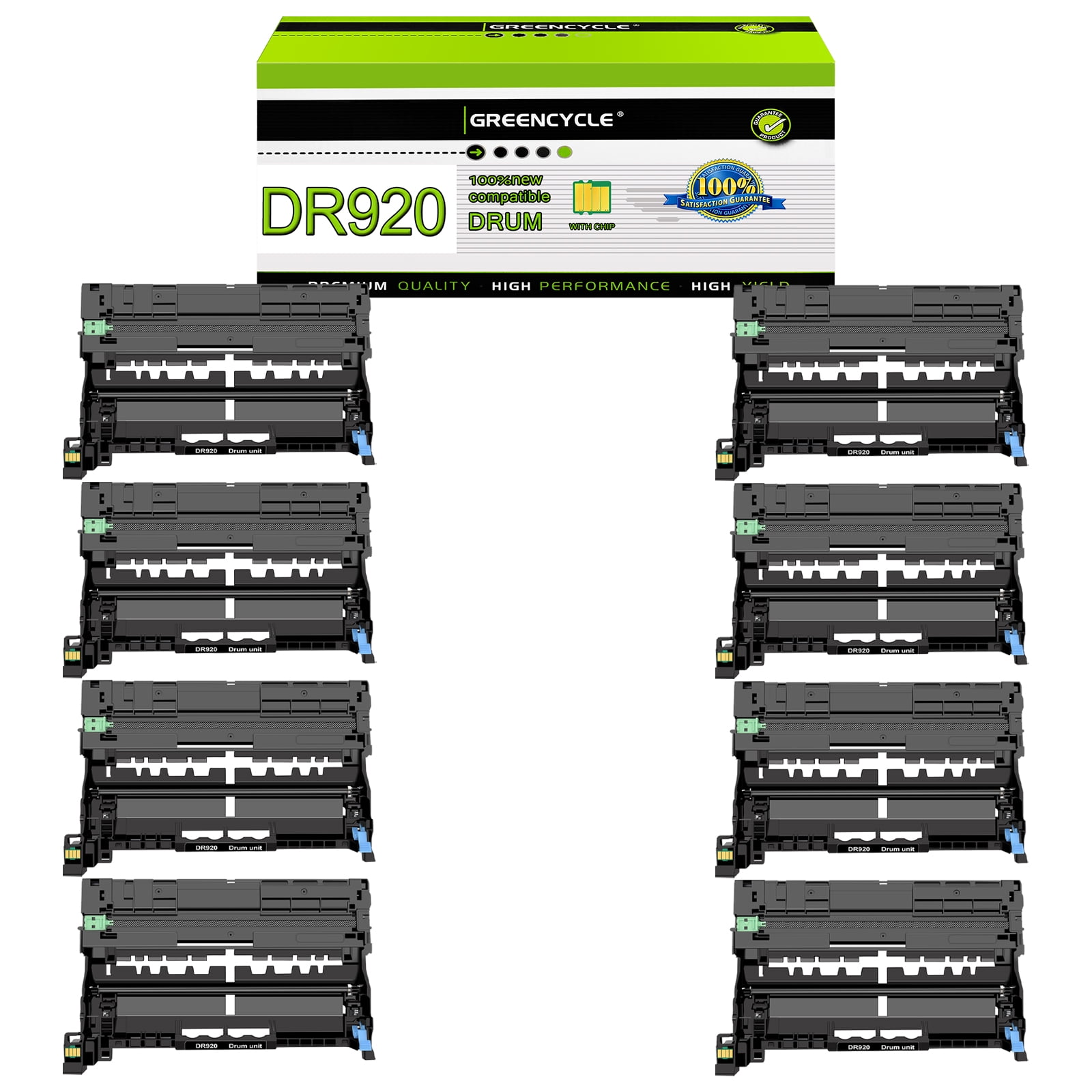 greencycle 8 Pack DR920 Compatible Drum Unit Replacement for DR-920 ...