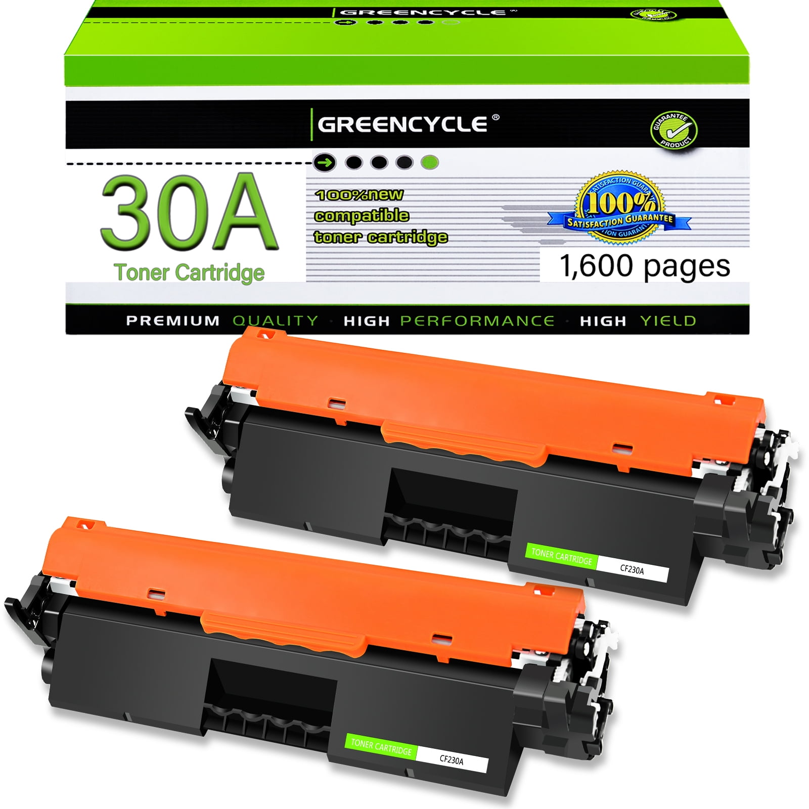 greencycle CF230A Toner Cartridge Replacement Compatible for HP 30A ...