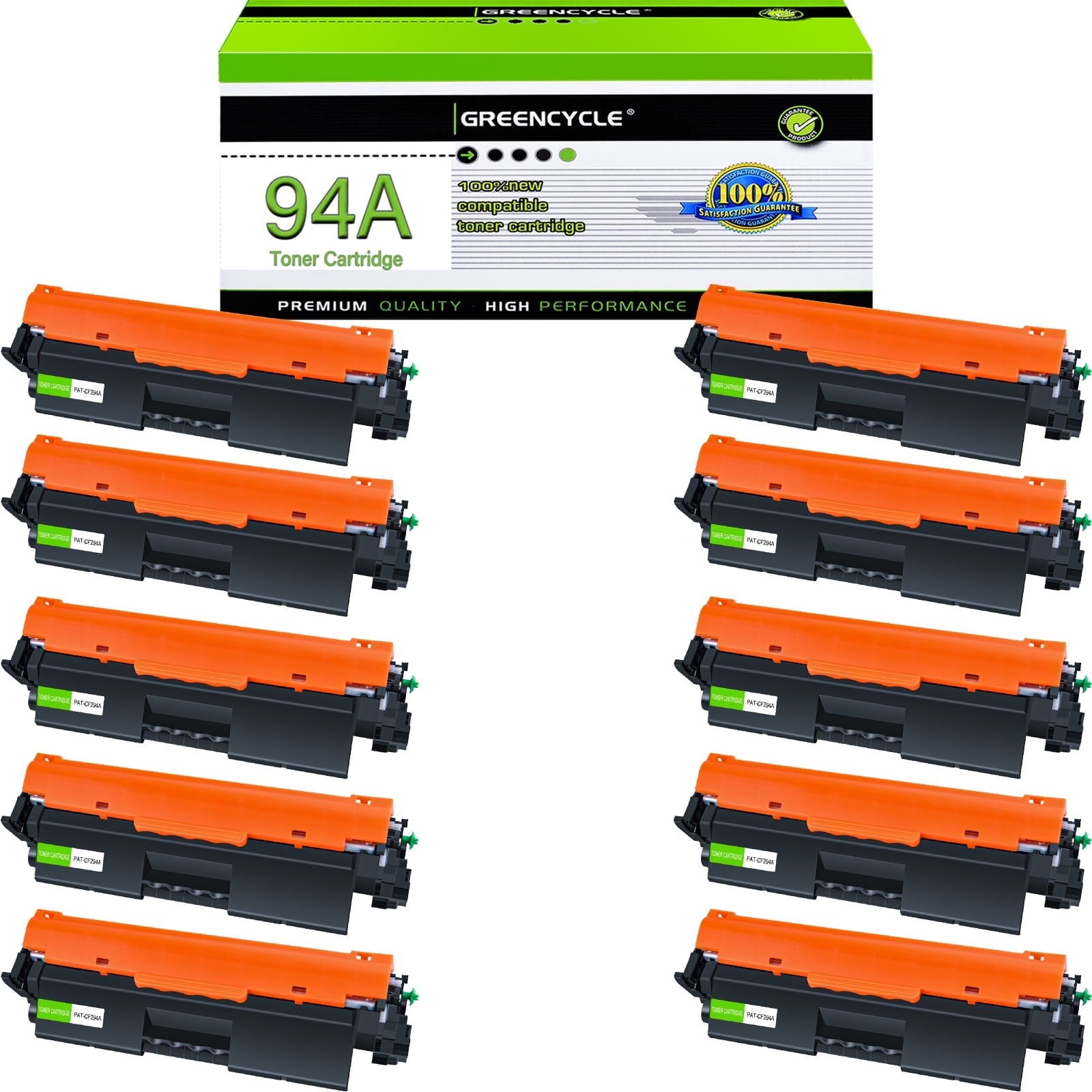 greencycle CF294A Toner Cartridge Replacement Compatible for HP 94A ...