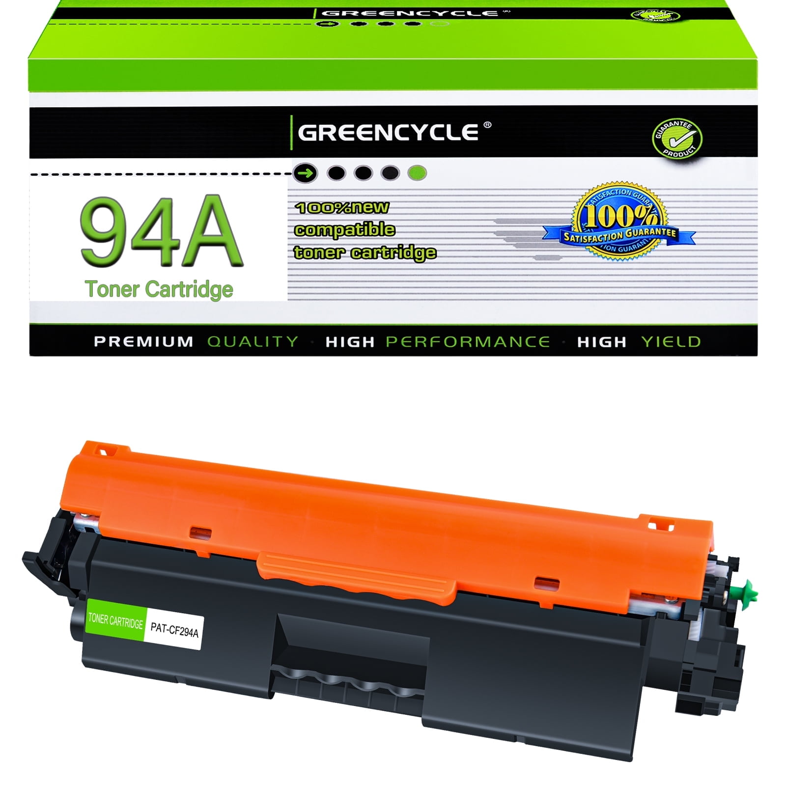 greencycle CF294A Toner Cartridge Replacement Compatible for HP 94A ...