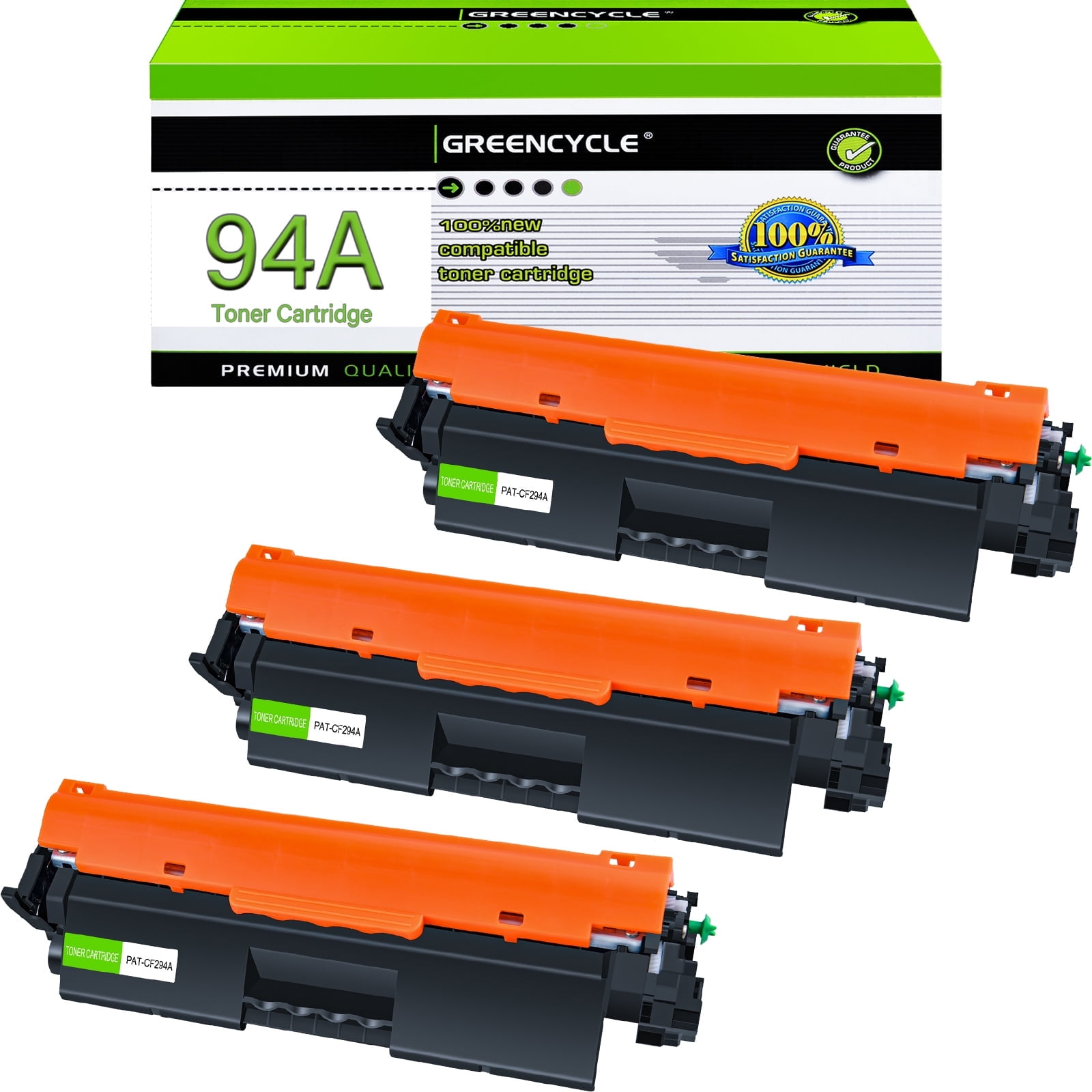 greencycle CF294A Toner Cartridge Replacement Compatible for HP 94A ...