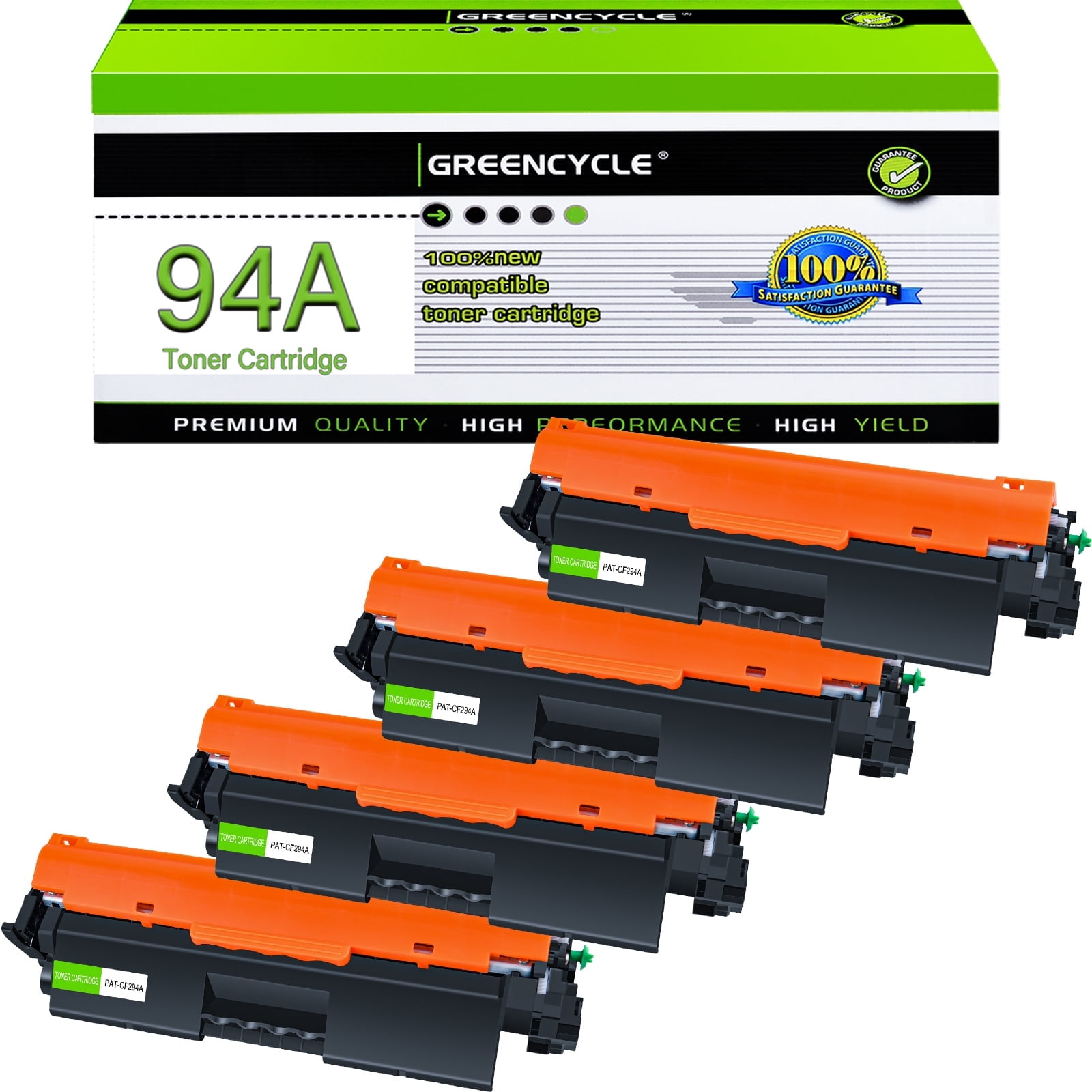 greencycle CF294A Toner Cartridge Replacement Compatible for HP 94A ...