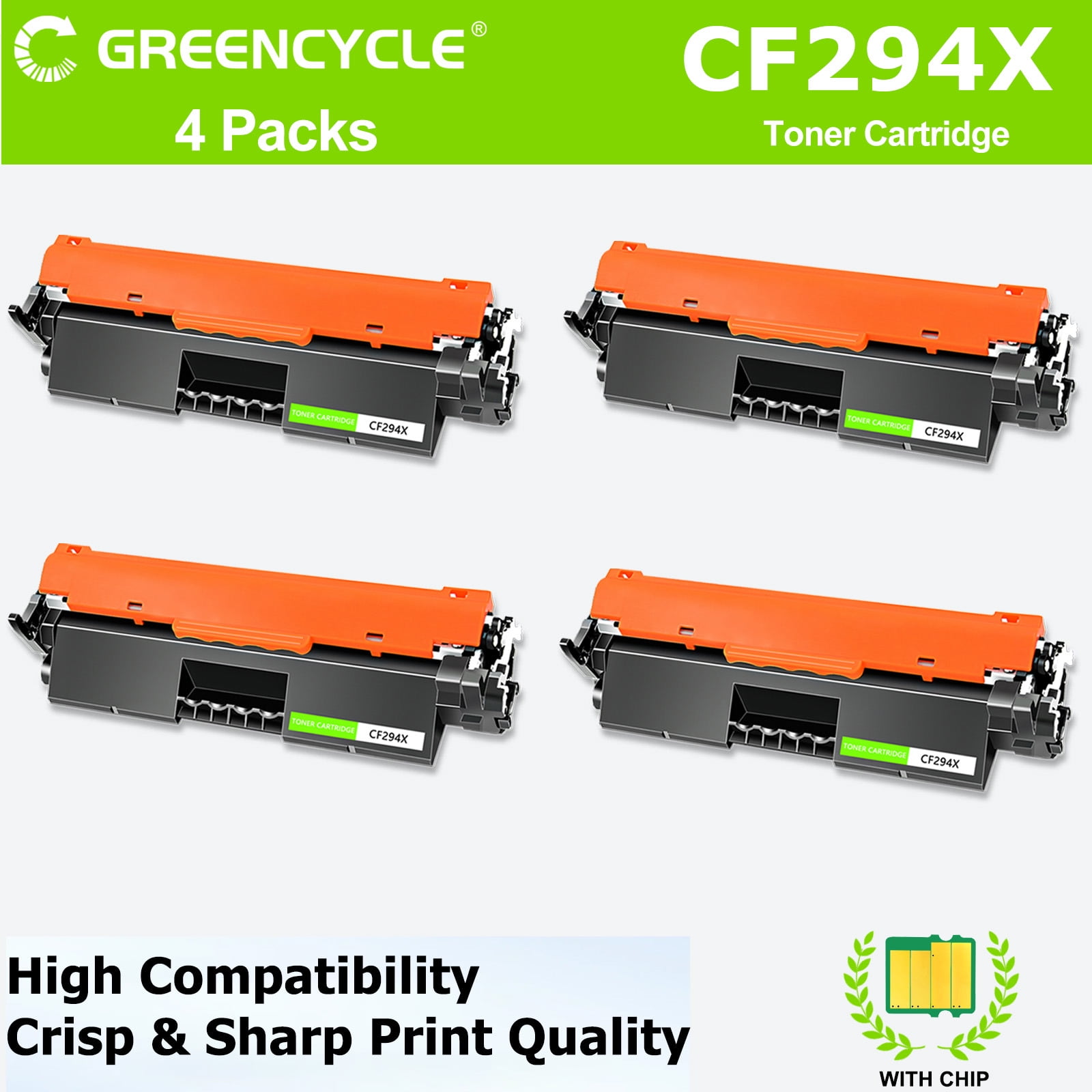 greencycle CF294X Toner Cartridge Replacement Compatible for 94X Work ...