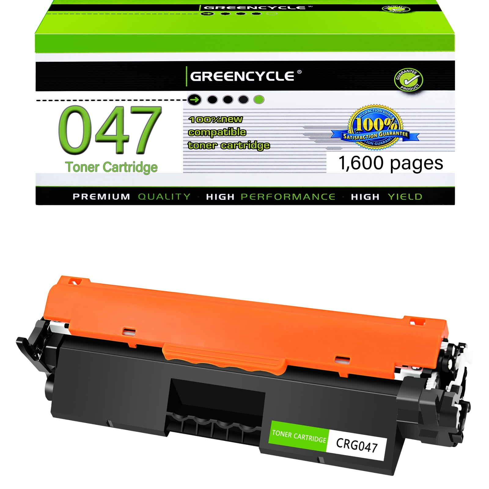 greencycle CRG047 Toner Cartridge Replacement Compatible for CANON 047 ...