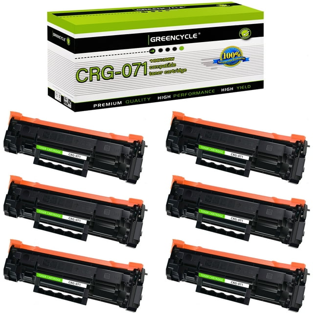 greencycle CRG071 Toner Cartridge Replacement Compatible for CANON 071 ...